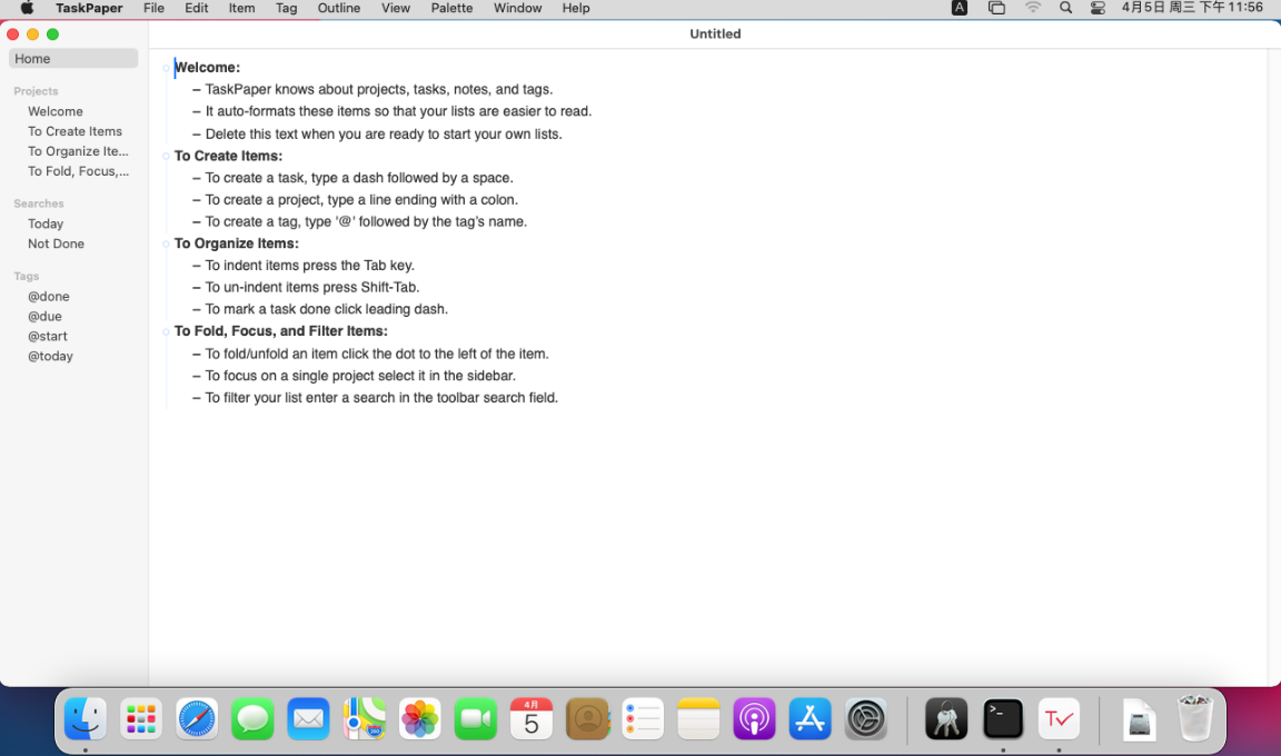 TaskPaper 3.9.1 Mac简单易用的任务管理软件 - MAC萌新网