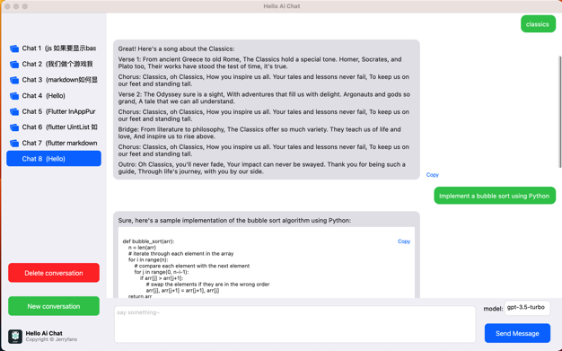 Hello Ai Chat for Chat GPT 1.2.0 Mac ChatGPT 原生客户端 - MAC萌新网