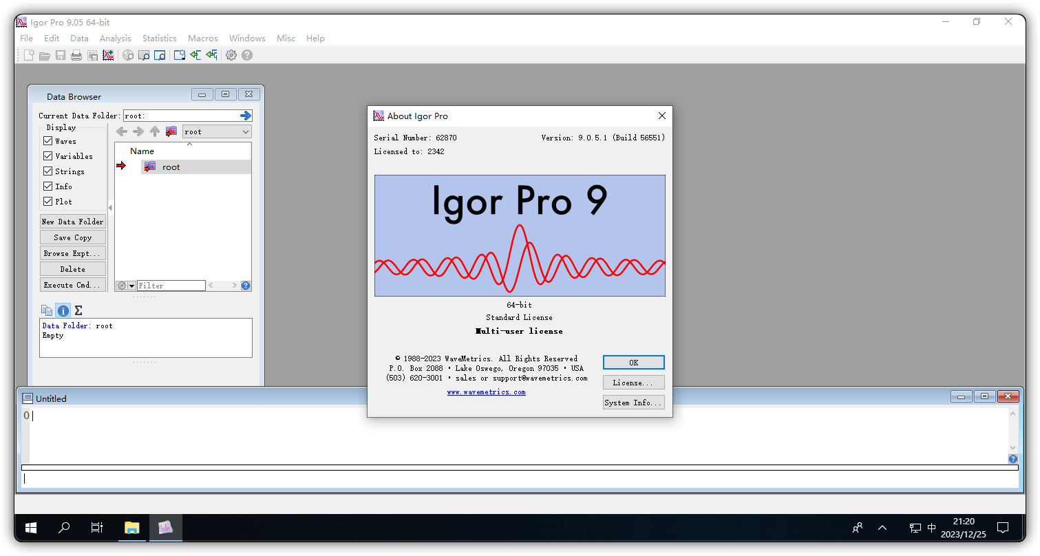 WaveMetrics Igor Pro 9.0.5.1 Win/Mac官方原版+完美激活 科学数据分析软件 - MAC萌新网